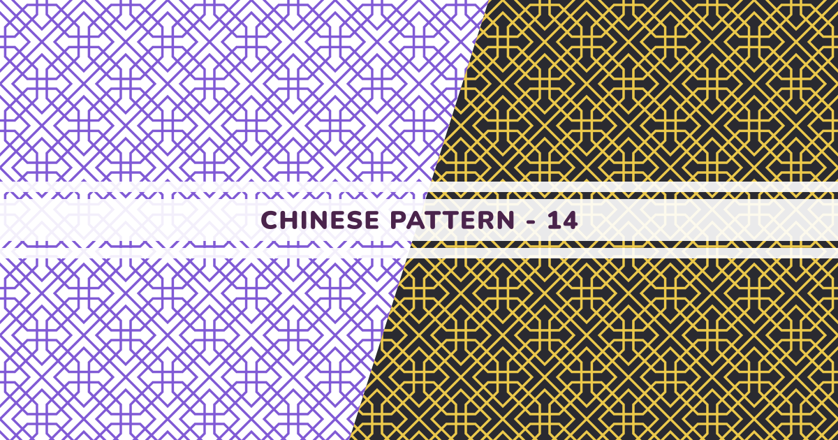 Chinese Pattern - 14 - Pattern Monster | SVG Pattern Generator