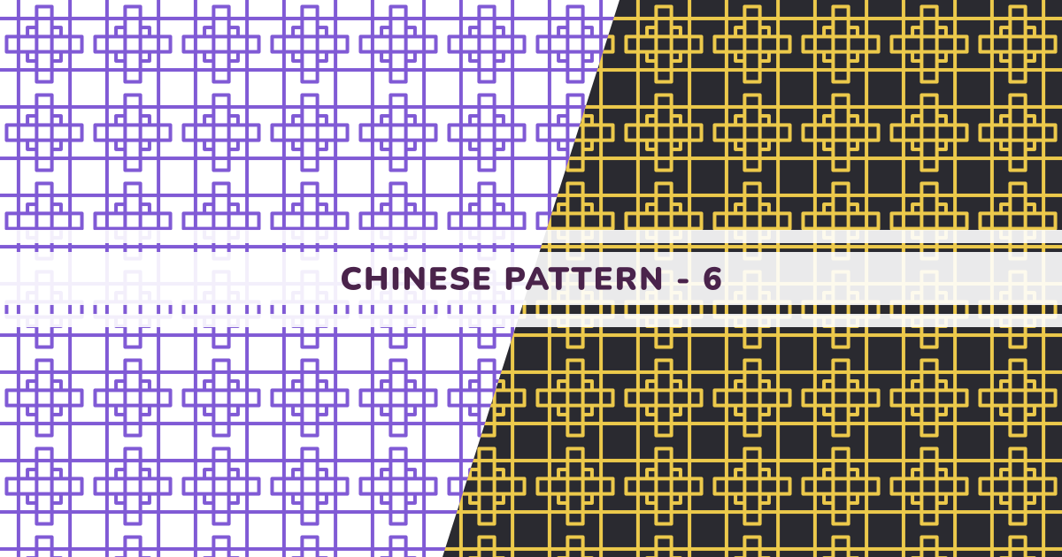 Chinese Pattern - 6 - Pattern Monster | SVG Pattern Generator