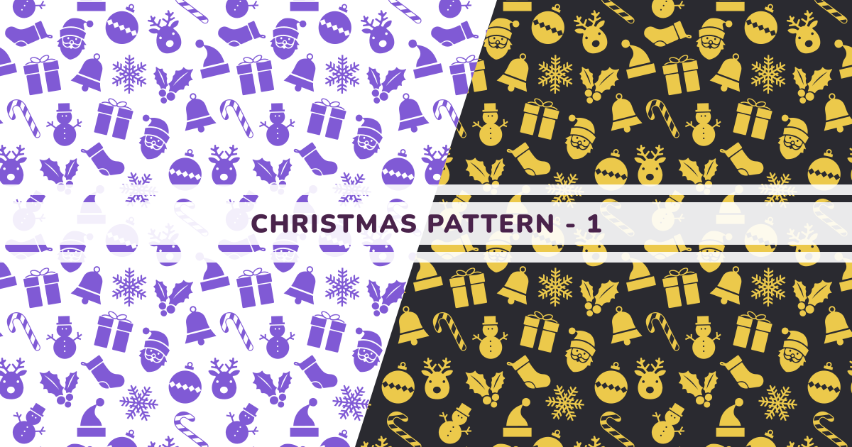 Christmas Pattern - 1 - Pattern Monster | SVG Pattern Generator