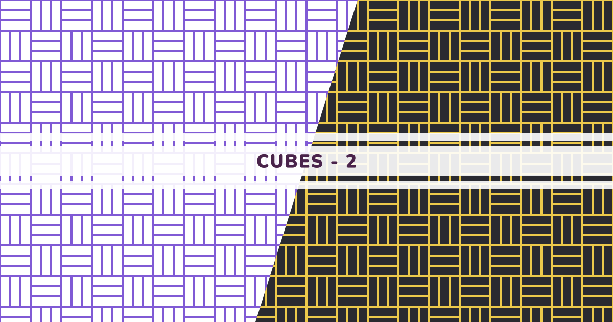 Cubes - 2 - Pattern Monster | SVG Pattern Generator
