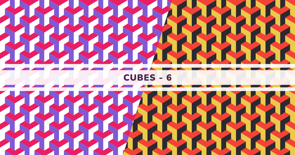 Cubes - 6 - Pattern Monster | SVG Pattern Generator