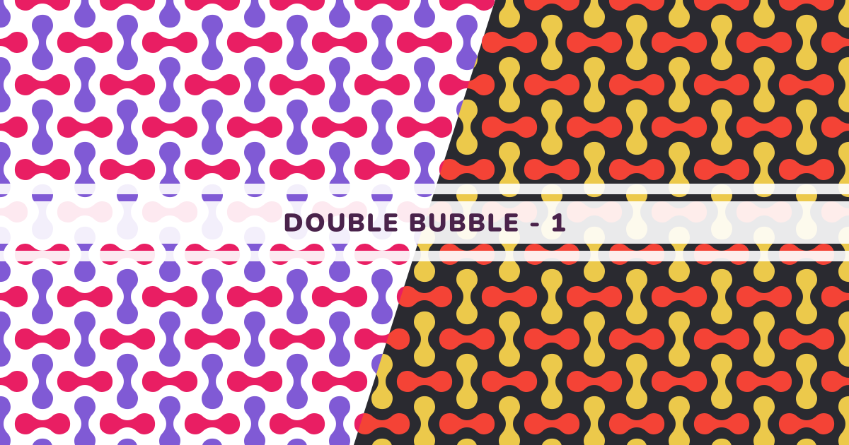 Double Bubble - 1 - Pattern Monster | SVG Pattern Generator