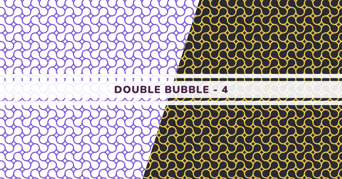 Double Bubble - 4 - Pattern Monster | SVG Pattern Generator