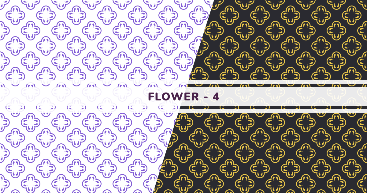 Flower - 4 - Pattern Monster | SVG Pattern Generator