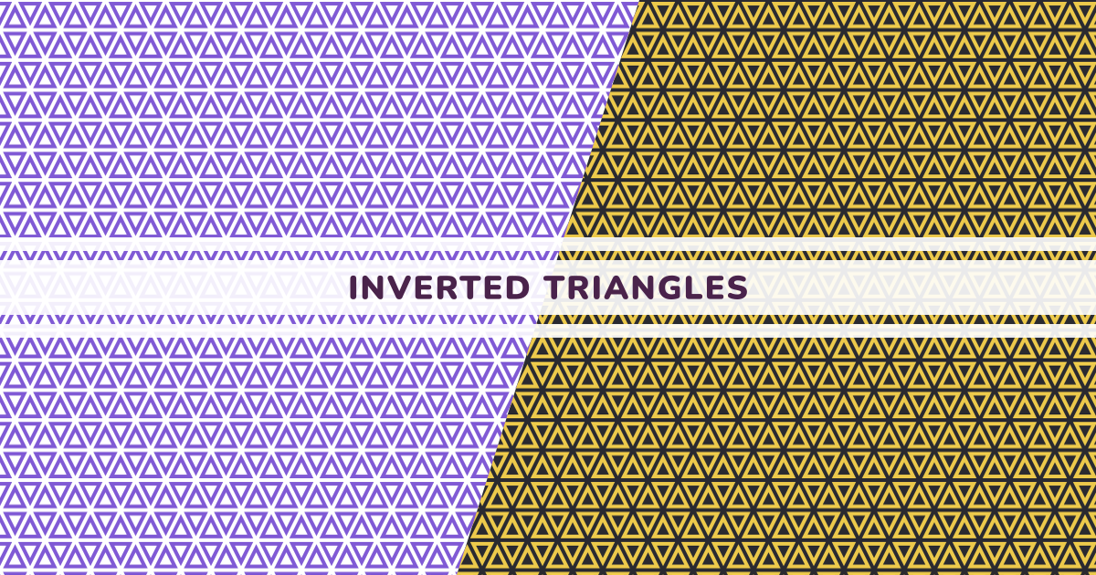 Inverted Triangles - Pattern Monster | SVG Pattern Generator