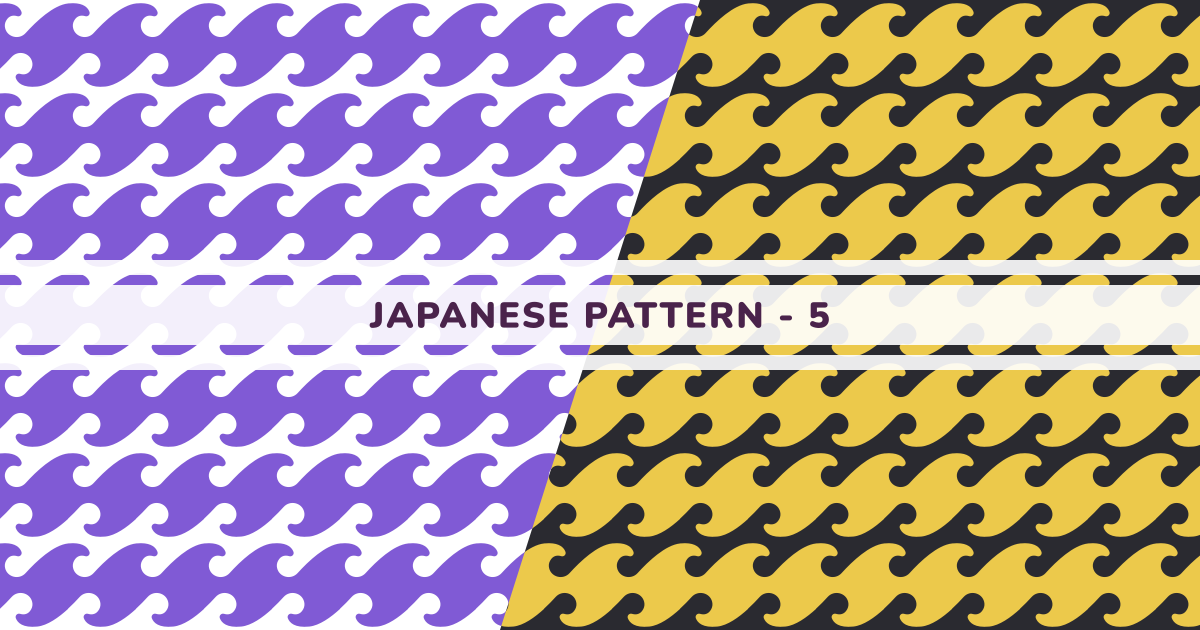 Japanese Pattern - 5 - Pattern Monster | SVG Pattern Generator