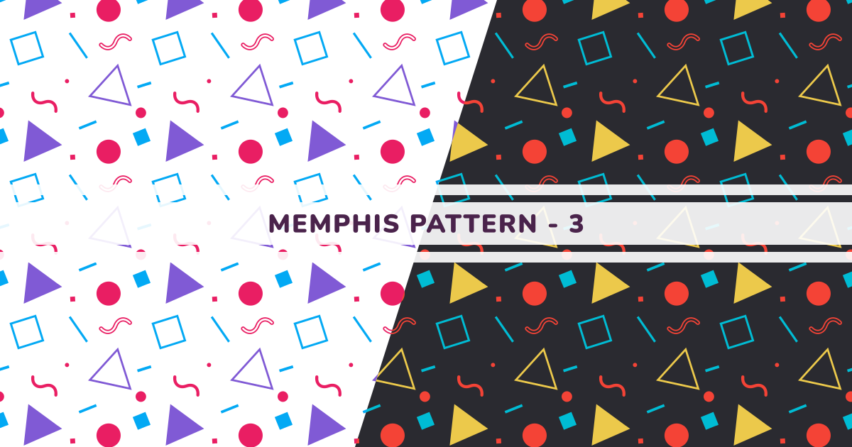 Memphis Pattern - 3 - Pattern Monster | SVG Pattern Generator