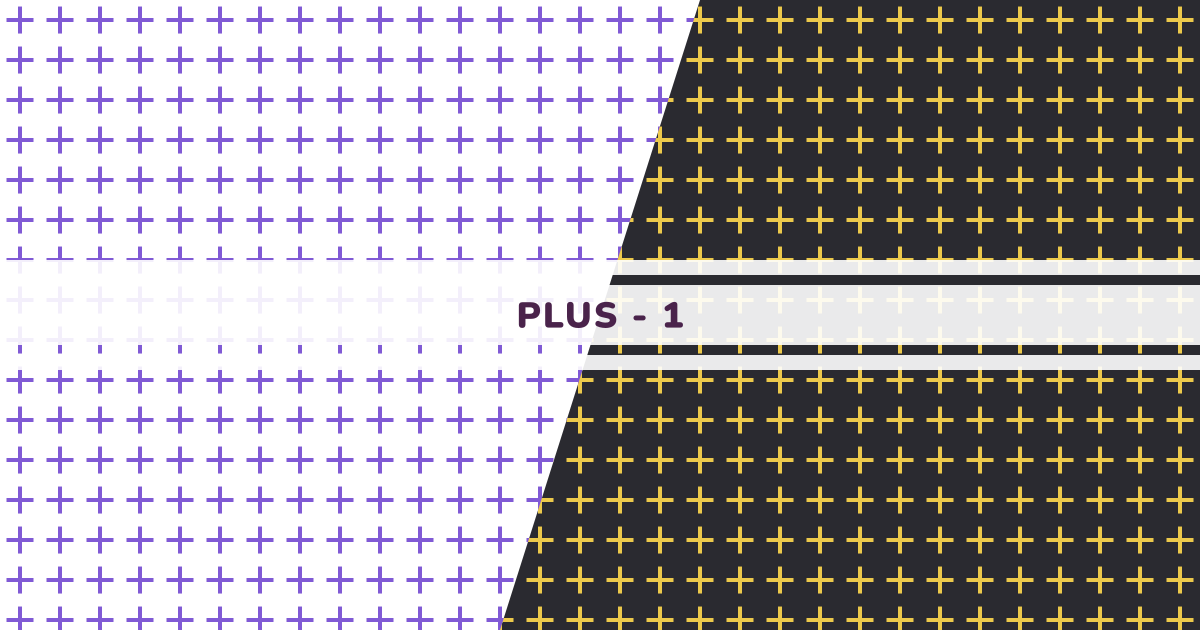 Plus - 1 - Pattern Monster | SVG Pattern Generator