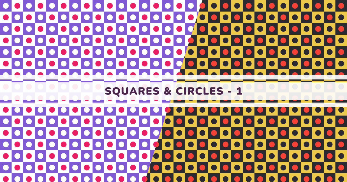 Squares & Circles - 1 - Pattern Monster | SVG Pattern Generator