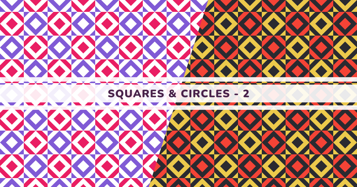 Squares & Circles - 2 - Pattern Monster | SVG Pattern Generator