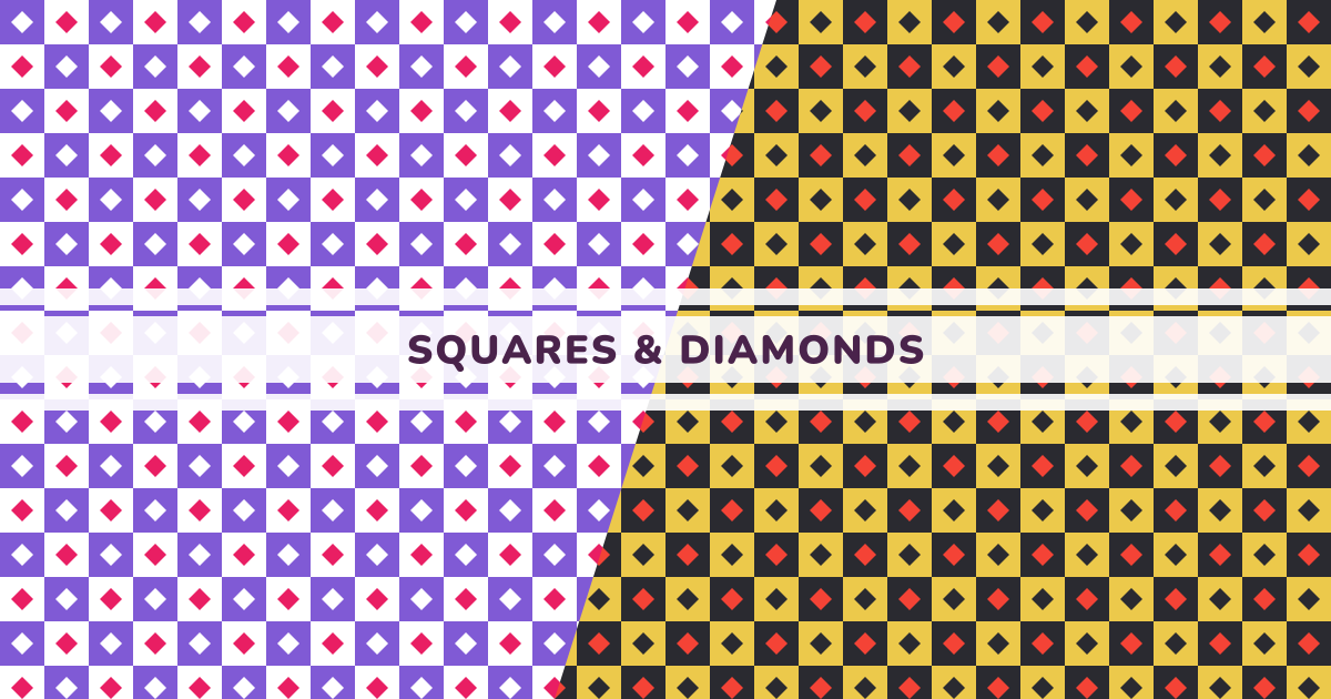 Squares & Diamonds - Pattern Monster | SVG Pattern Generator