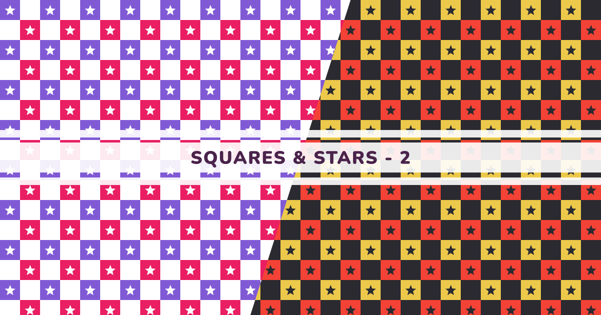 Squares & Stars - 2 - Pattern Monster | SVG Pattern Generator