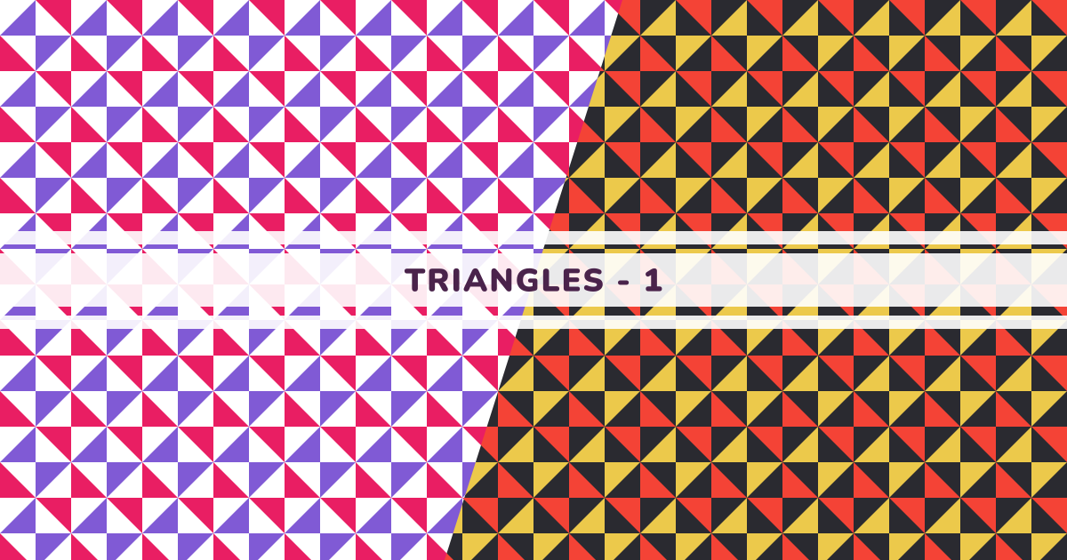 Triangles - 1 - Pattern Monster | SVG Pattern Generator