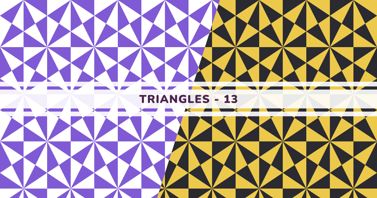 Triangles - 13 - Pattern Monster | SVG Pattern Generator