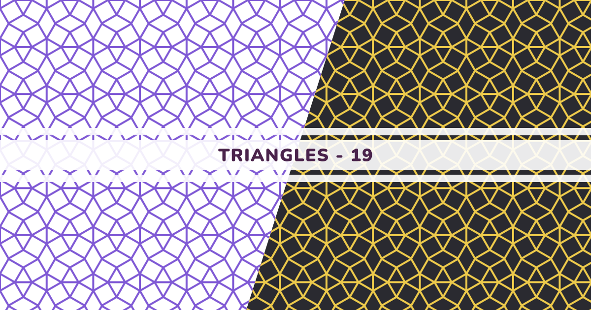 Triangles - 19 - Pattern Monster | SVG Pattern Generator