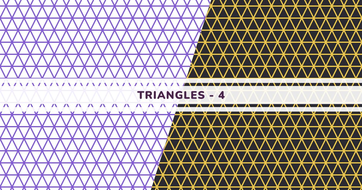 Triangles - 4 - Pattern Monster | SVG Pattern Generator